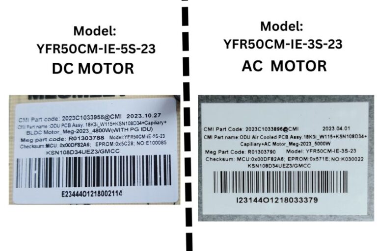 Carrier Split AC Error Code list का 100% समाधान All Megmeet PCB Error Code