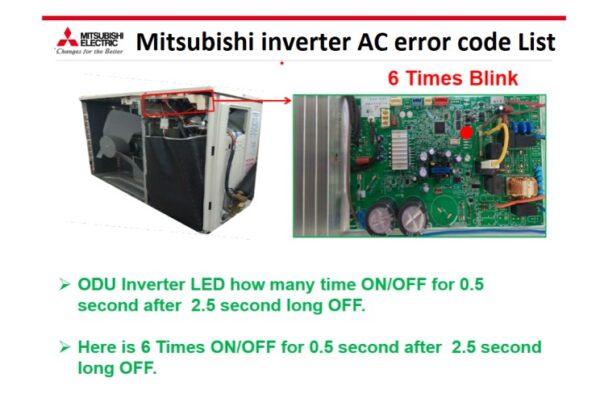Mitsubishi inverter AC error code List PDF AND VRF error code list PDF