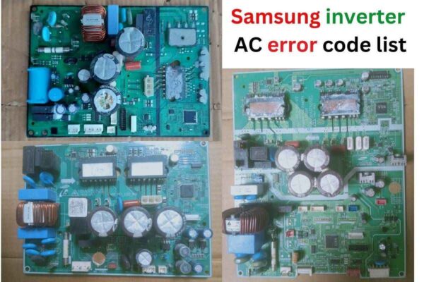 Samsung inverter AC error code list E422, E101, E154 etc. – Primax Channel